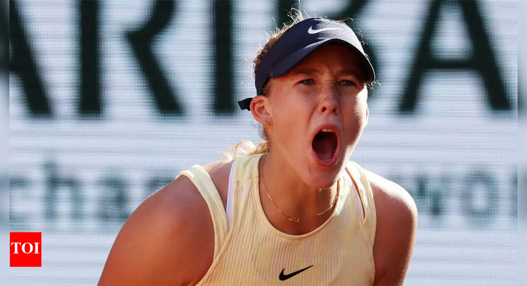Teenager Mirra Andreeva stuns Aryna Sabalenka to make French Open semis | Tennis News - Times of ...