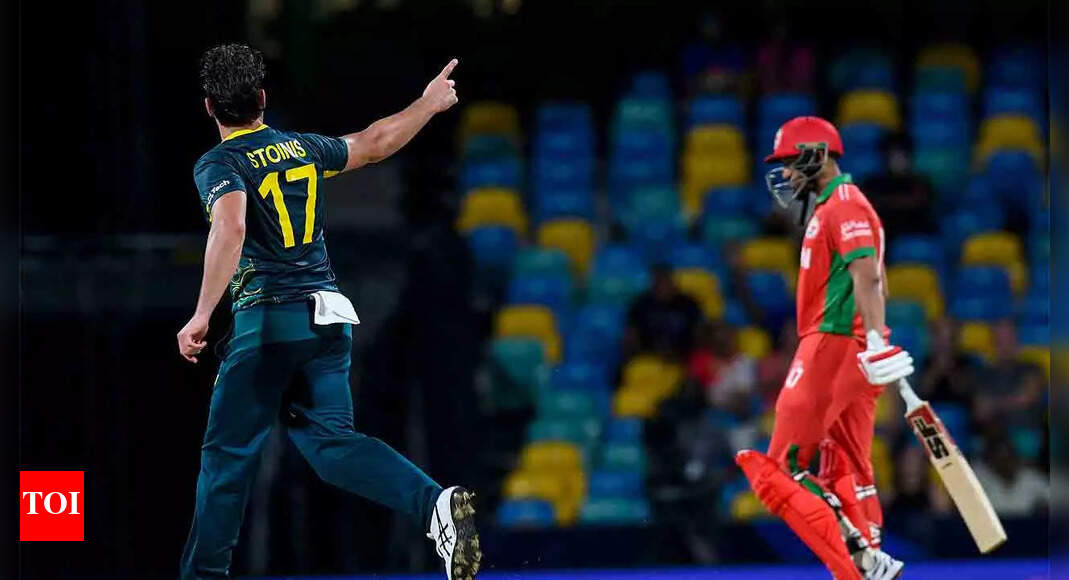 AUS vs OMA T20 World Cup Highlights: Marcus Stoinis stars with the bat ...