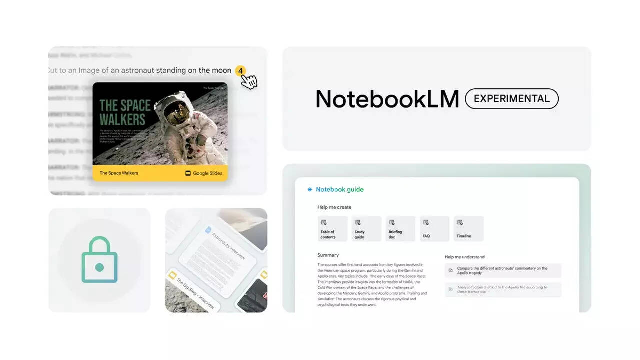 Google's AI-powered note-taking app NotebookLM gets an update, new features - Times of India