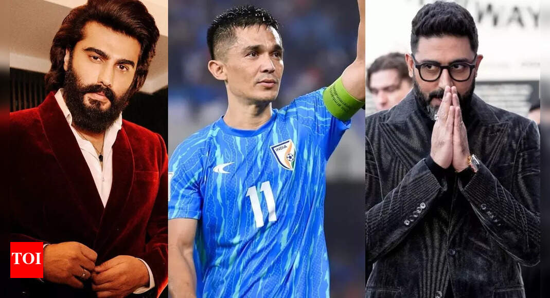 Arjun Kapoor and Abhishek Bachchan honor Sunil Chhetri’s legendary career as he retires from ...