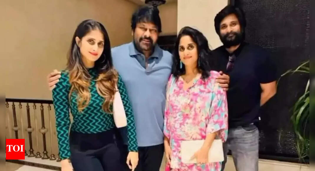 Shalini Ajith, Shamlee & Richard's reunion with Chiranjeevi | Tamil ...