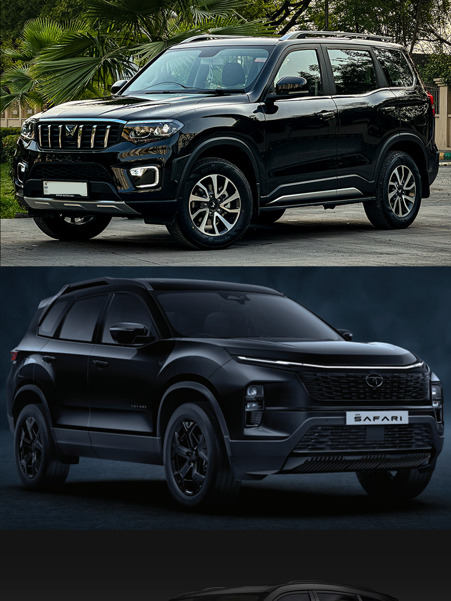 5 Best SUVs That Look Dope In Black, Mahindra Scorpio N, Tata Safari ...
