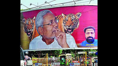 Nitish Kumar: Nitish poster in city triggers pol debate | Patna News ...