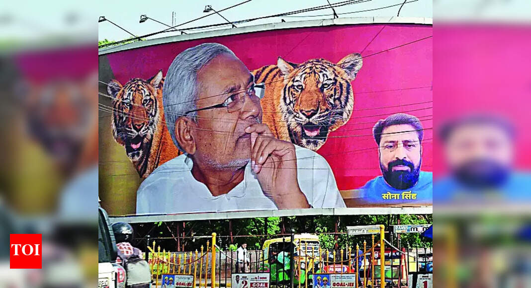 Nitish Kumar: Nitish poster in city triggers pol debate | Patna News ...