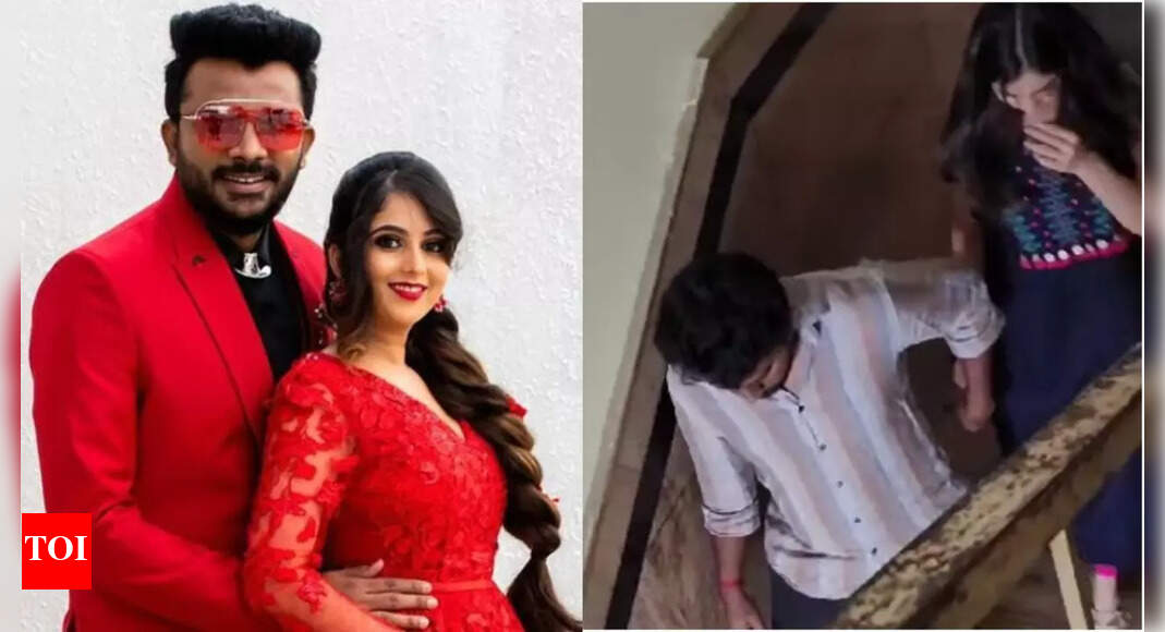 Chandan Shetty and Niveditha Gowda leave family court hand-in-hand amidst divorce proceedings ...