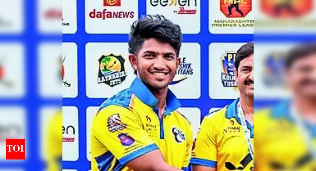 Dhanraj Shinde: Dhanraj hits 5 sixes in an over to fire Nashik to win ...