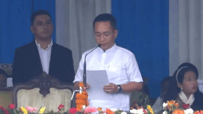 SKM chief Prem Singh Tamang sworn in as Sikkim chief minister | India News - The Times of India