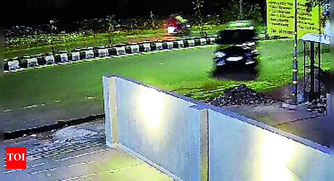 Young Driver Naive Young Driver Crashes Into Couple On Walk Woman