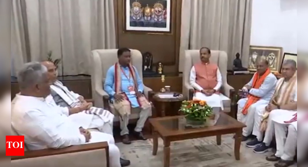 Odisha CM Selection Live Updates: Odisha CM-designate Mohan Majhi meets ...