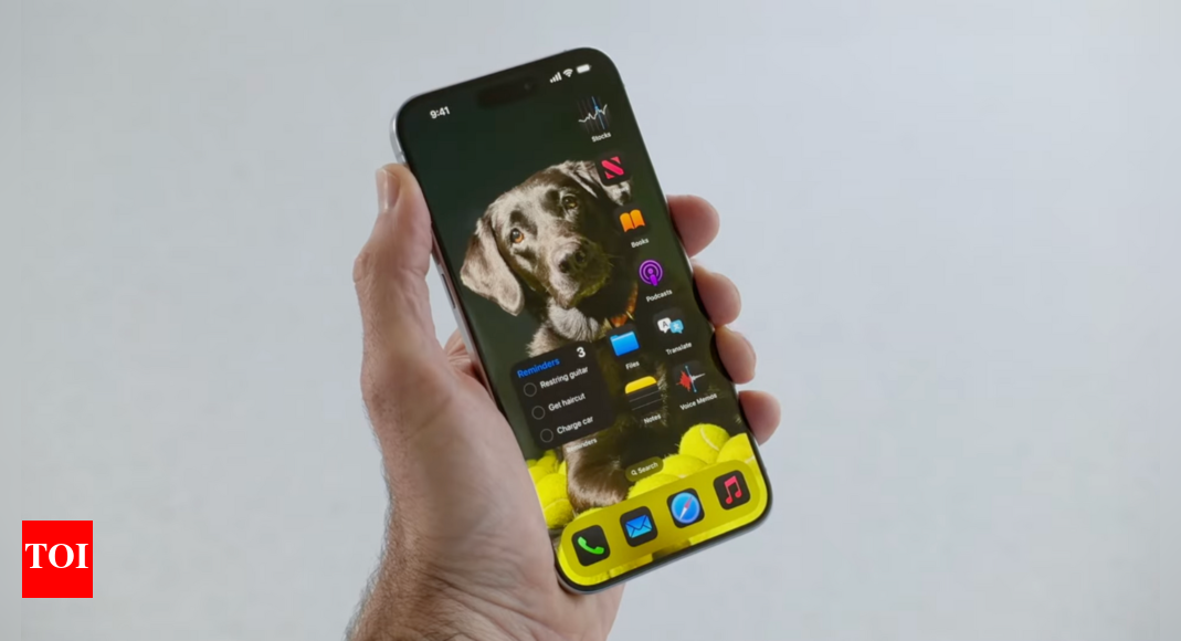 iOS 18: How to change iPhone app colours and theme - Times of India