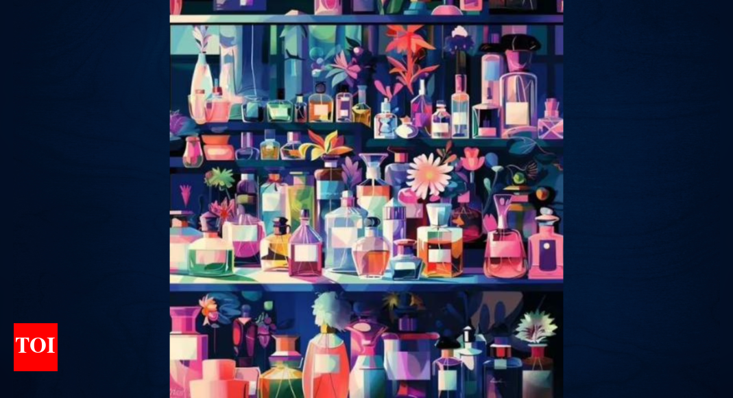 Optical Illusion: Can you spot the lipstick around these perfume ...