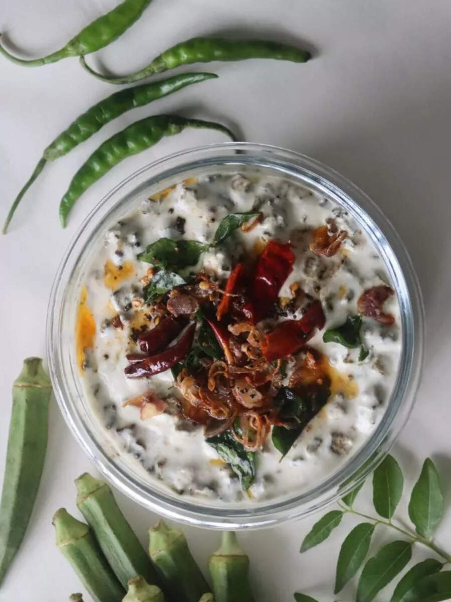 Vendakkai Pachadi Recipe, Kerala's Roasted Bhindi Coconut Raita | Times Now