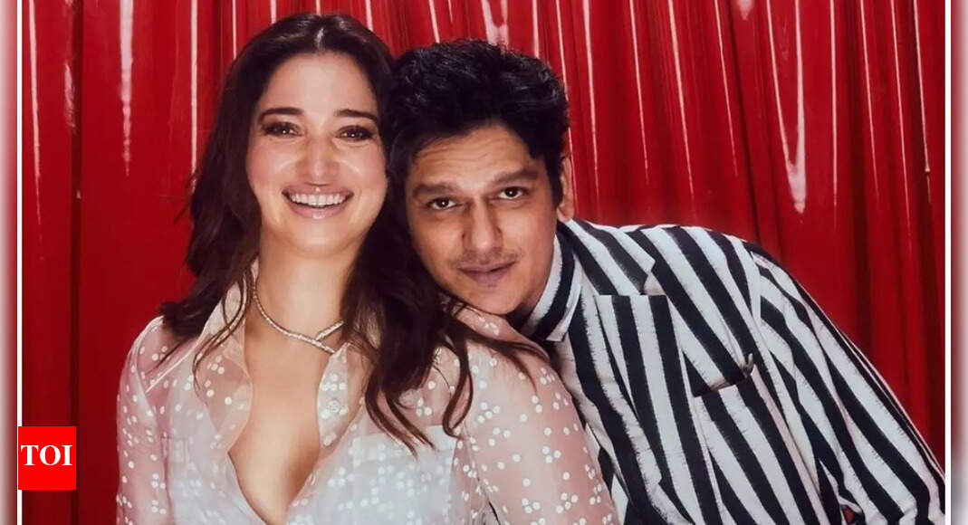 Tamannaah Bhatia's priceless reaction to her beau Vijay Varma's ‘Matka King’ poster wins the ...