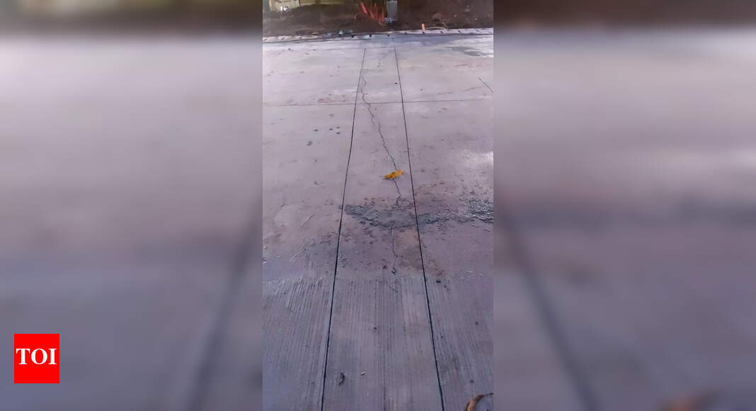 Excuses for shoddy work: Experts on road cracks; all well: Smart City ...