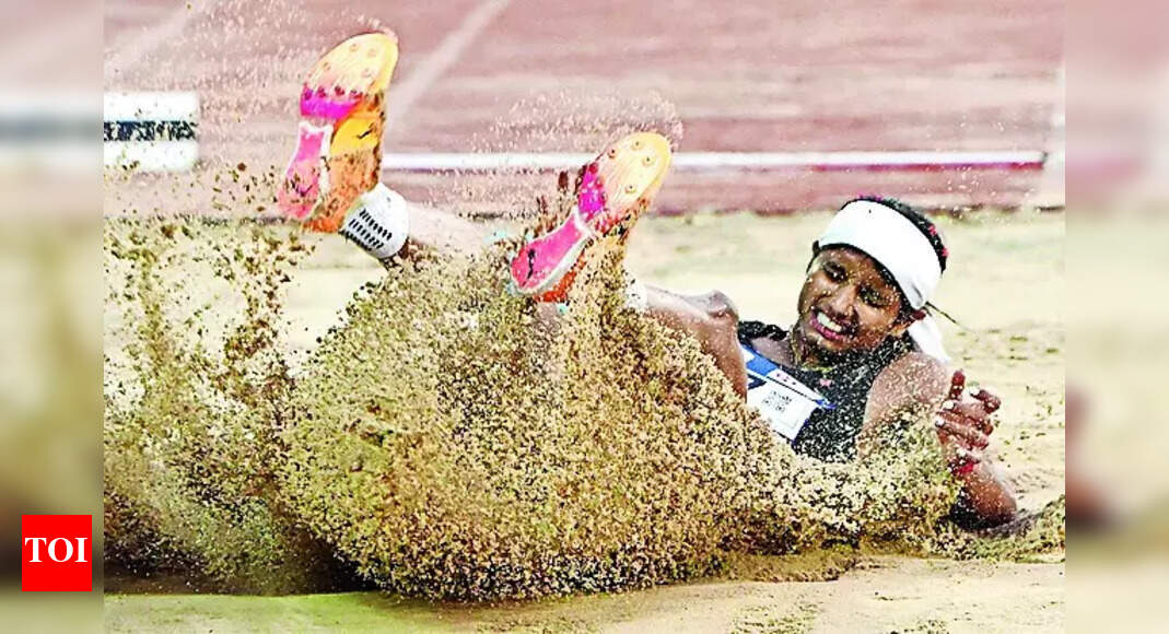 Ancy Sojan: Ancy Sojan Wins Women's Long Jump Gold at Indian Grand Prix ...