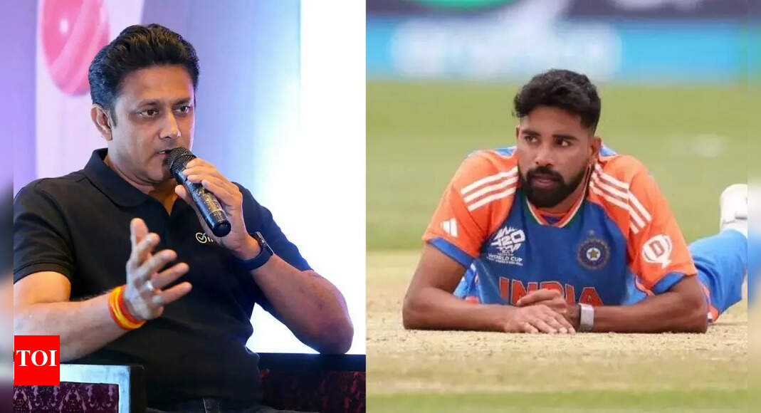 Former Indian head coach Anil Kumble to drop Mohammed Siraj if India ...