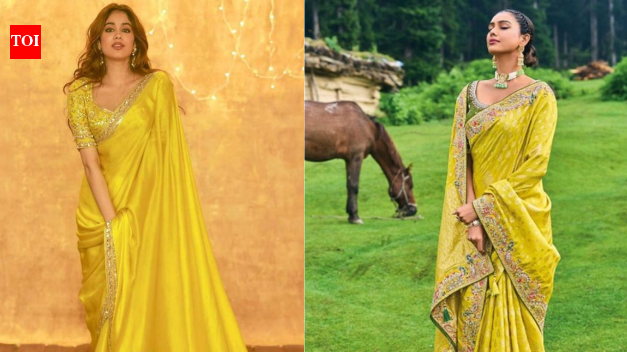 Summer Style: Yellow sari inspiration for summers