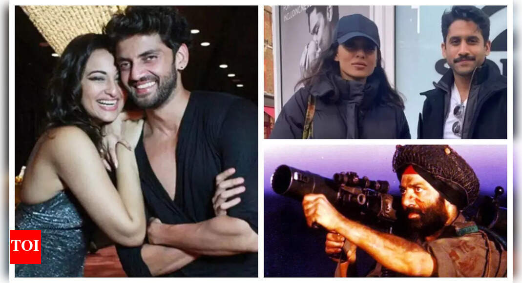 Sonakshi Sinha-Zaheer Iqbal confirm wedding, Sunny Deol announces Border 2, Sobhita Dhulipala's ...