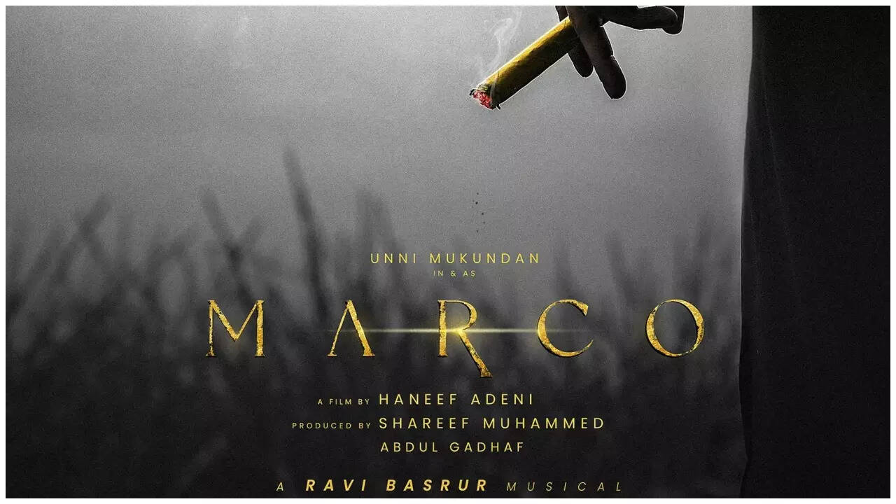 Unni Name Logo Marco' First Look: Unni Mukundan's Devilish Avatar To