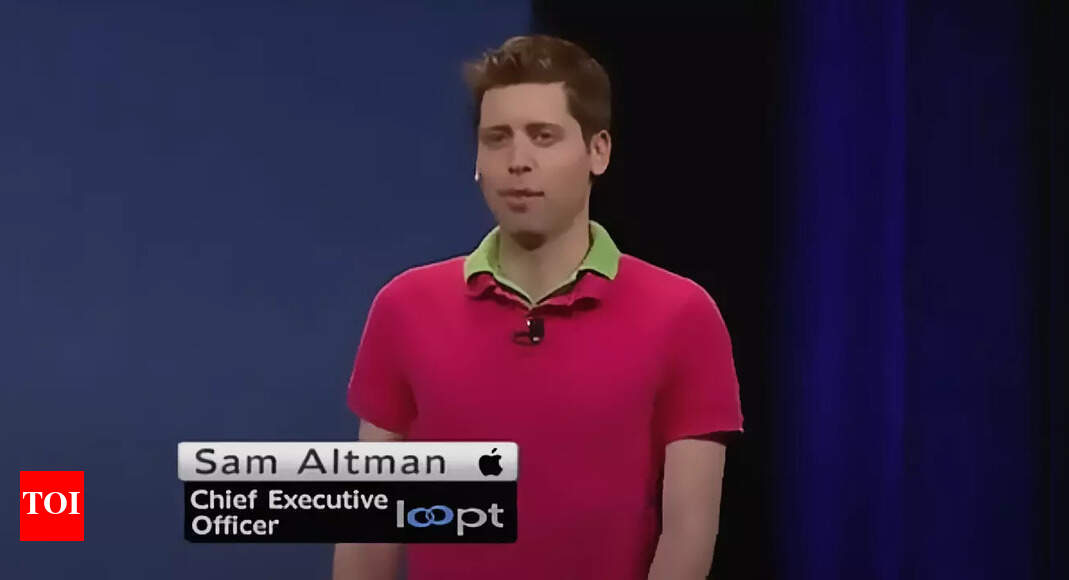 Watch: When Sam Altman took the stage at WWDC 16 years ago - Times of India