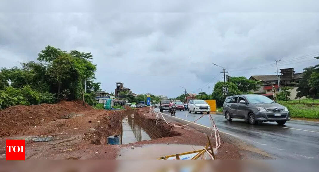 Work on utility line ducts for Porvorim highway begins | Goa News ...