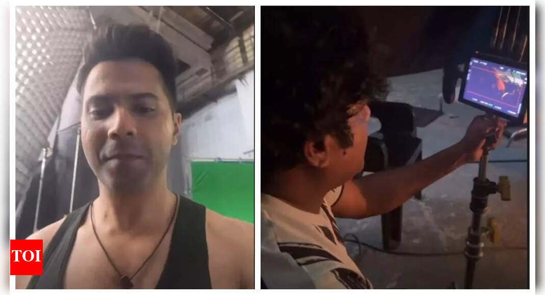 Varun Dhawan shares BTS video from the sets of 'Baby John'; says he's ...
