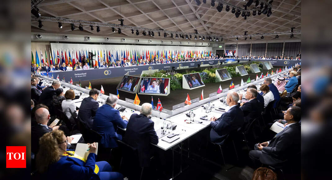 Nuclear fears in focus at Ukraine peace summit - Times of India