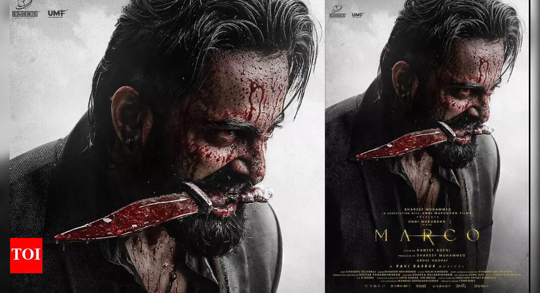 The first look poster of Unni Mukundan’s ‘Marco’ is out! | - Times of India