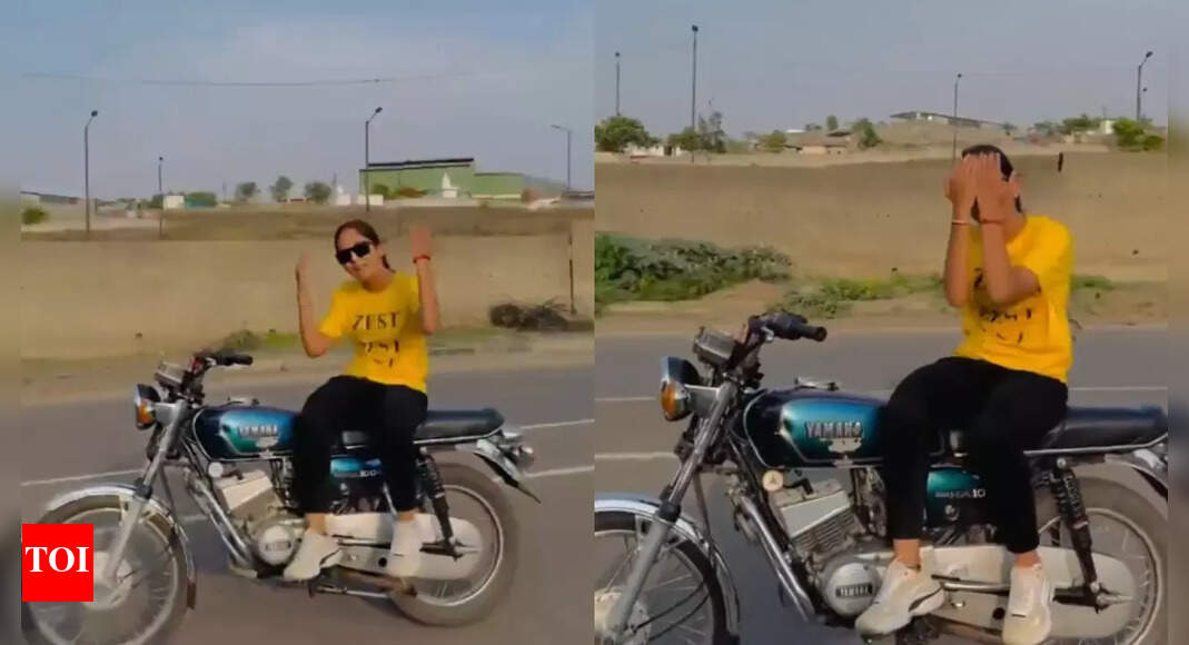 Watch: Pune woman rides Yamaha RX100 hands-free, video of dangerous ...