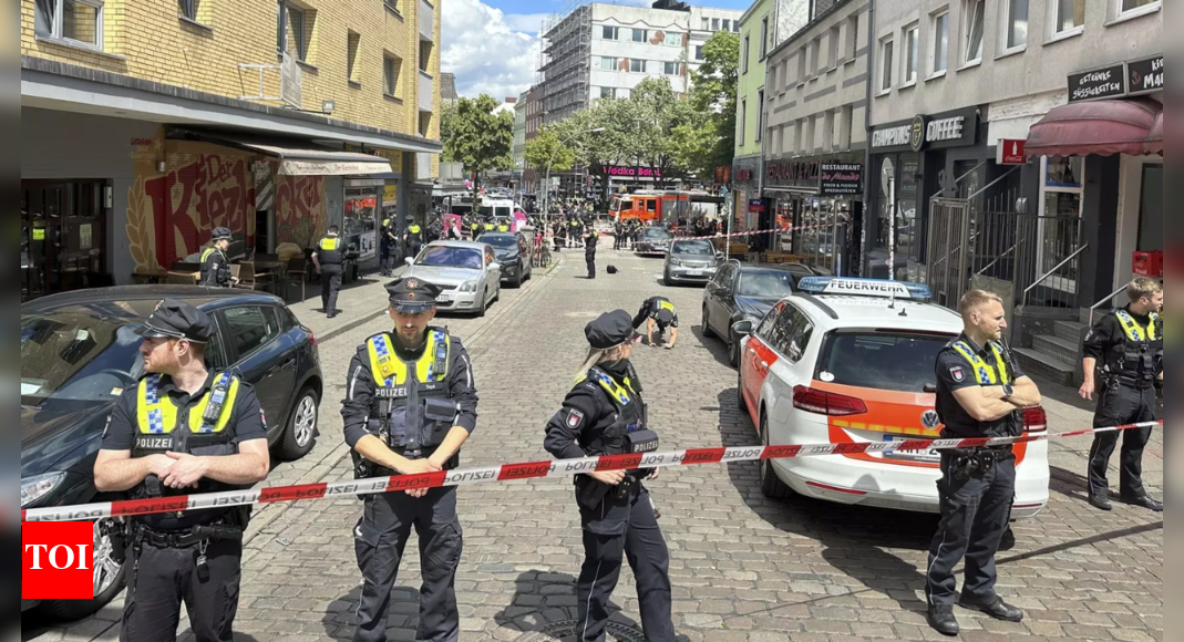 German police shoot man wielding pick hammer and Molotov cocktail in ...