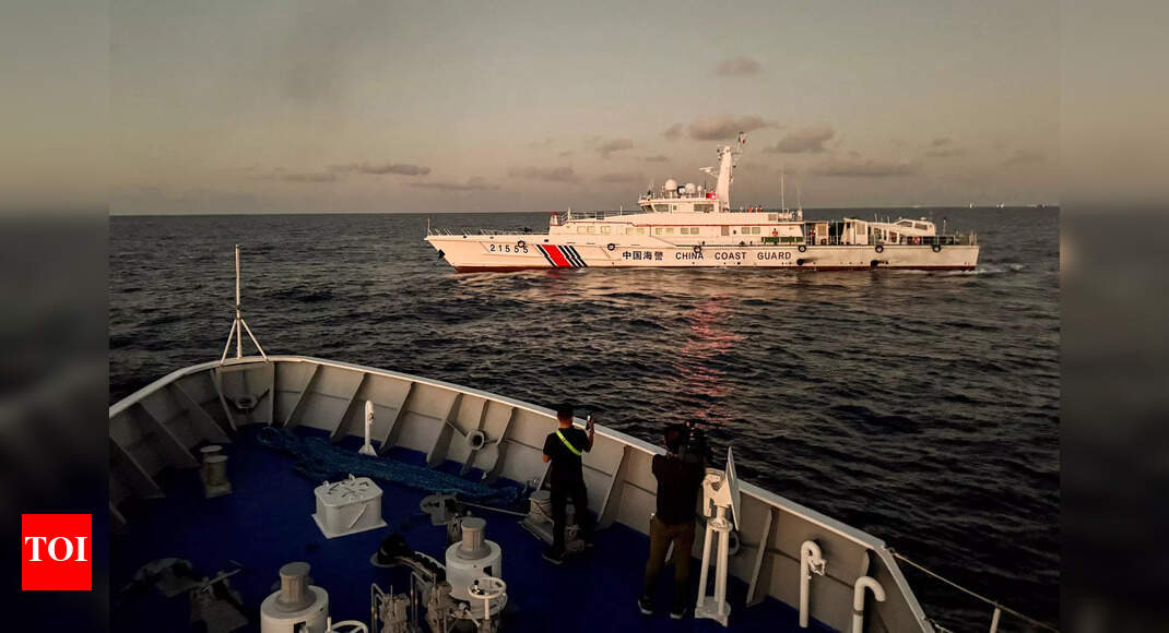 China coast guard says Philippine supply ship illegally intruded waters ...