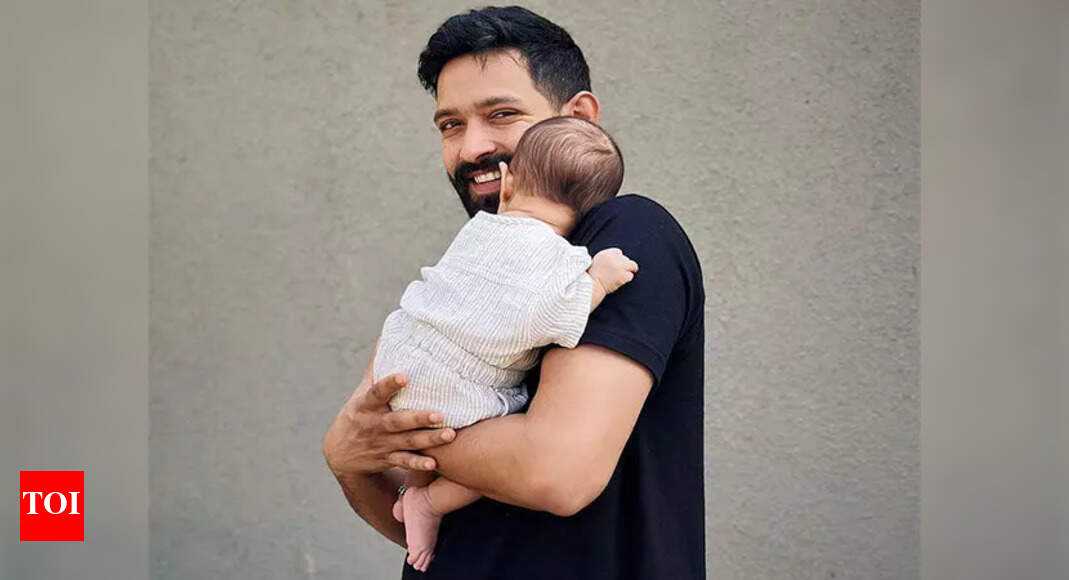Check out how Vikrant Massey celebrated his first Father's Day with son ...