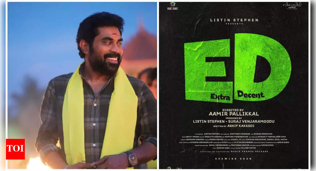 ‘Extra Decent’ title poster out! Suraj Venjaramoodu to headline Aamir ...