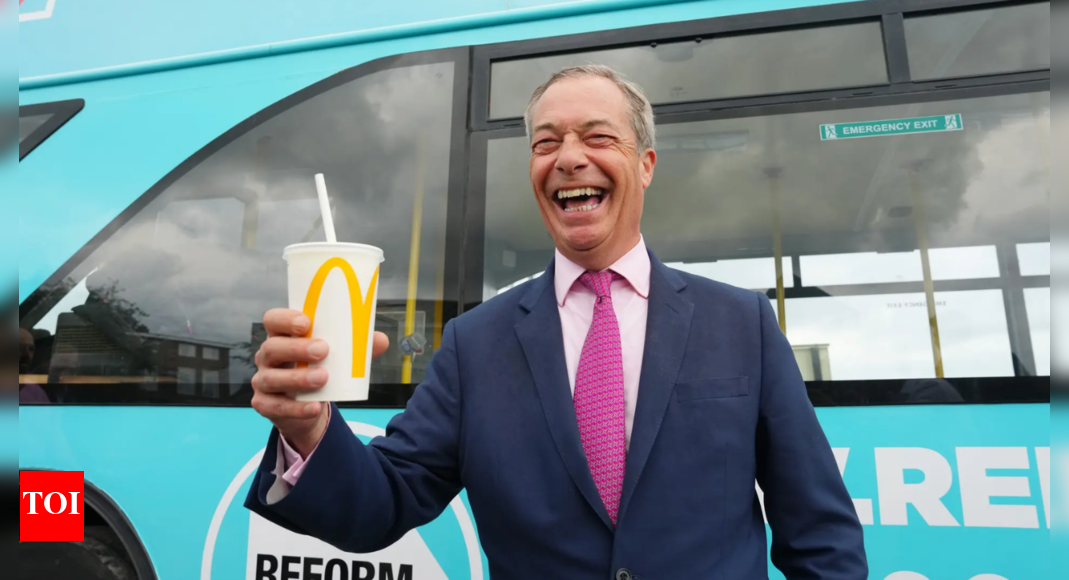 'Normal' Nigel Farage resonates with UK seaside voters - Times of India