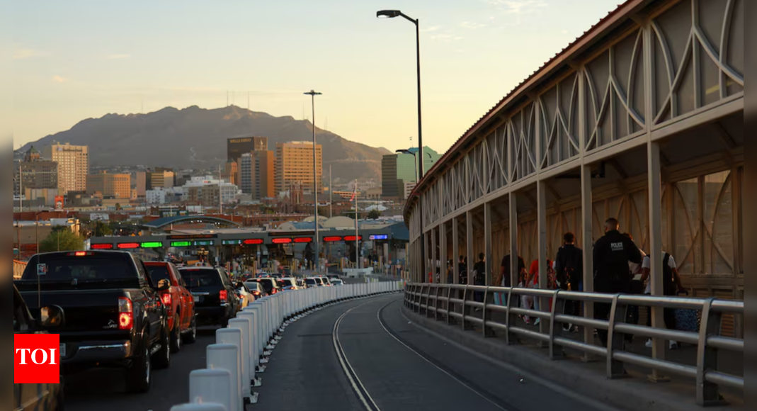 On US-Mexico bridge, two sides of Biden border crackdown - Times of India