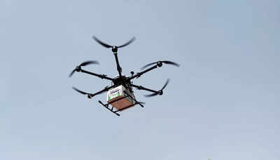 Blue Dart begins drone deliveries | India News - The Times of India