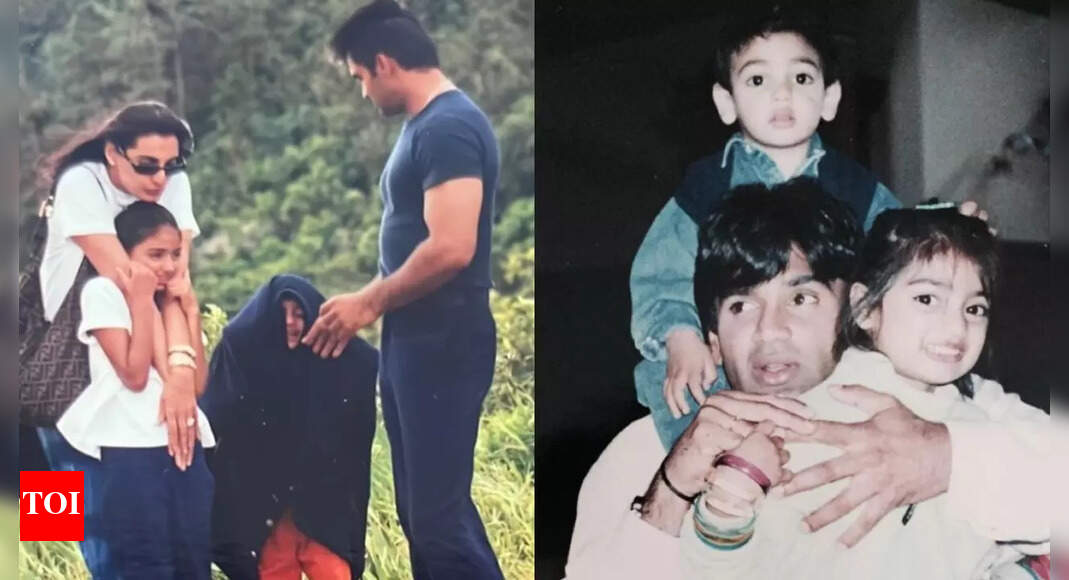 Suniel Shetty's son Ahan Shetty delights fans with adorable childhood ...