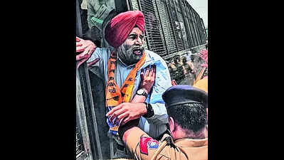 NEET Scam: AAP Protests Against NEET Scam in Chandigarh | Chandigarh ...