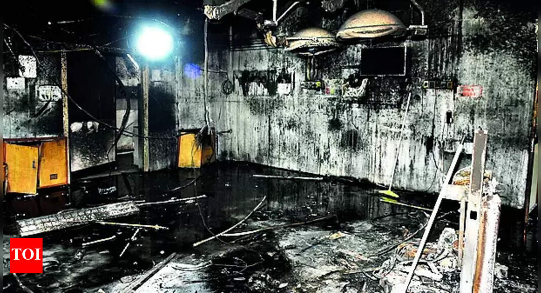 Fire: Fire engulfs ENT operation theatre at SSGH, none hurt | Vadodara ...
