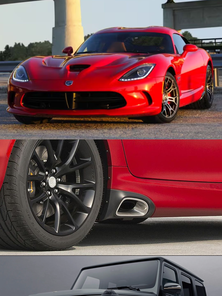 5 Cars With Side Exit Exhausts, Dodge Viper, Mercedes Benz McLaren SLR ...