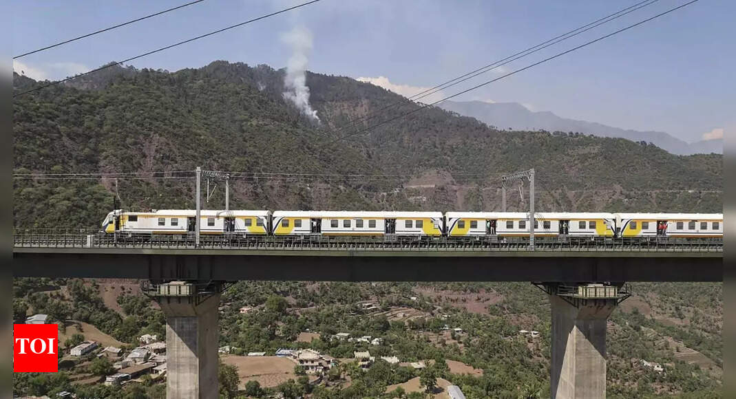 First full train trial run on world’s highest rail bridge successful ...