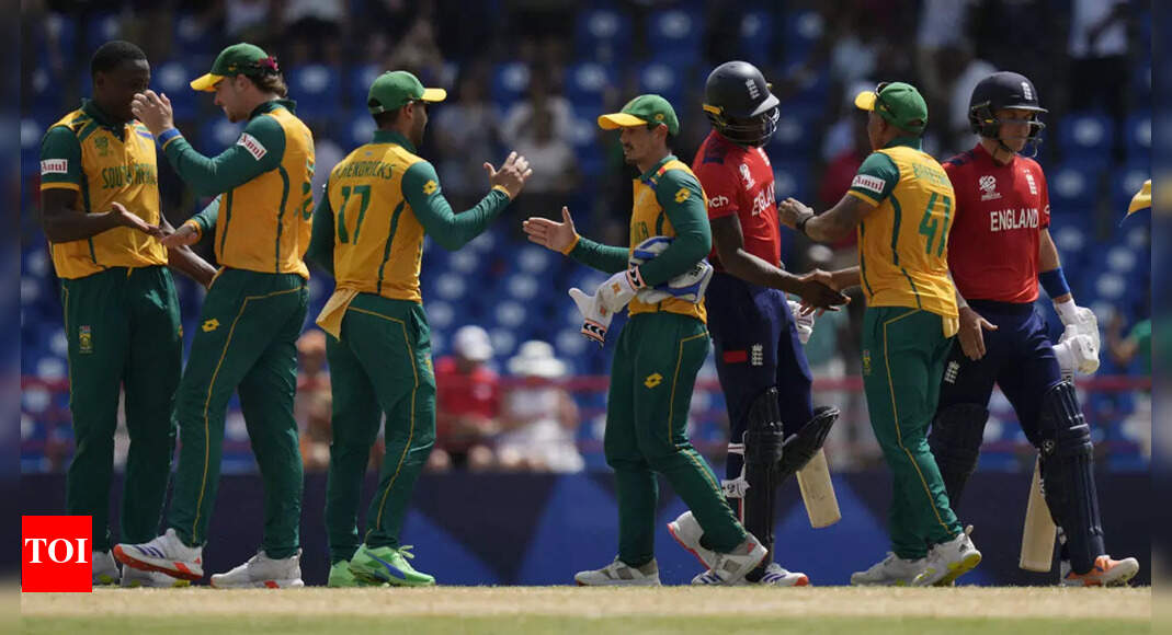 T20 World Cup ENG vs SA Highlights: South Africa beat England by 7 runs ...