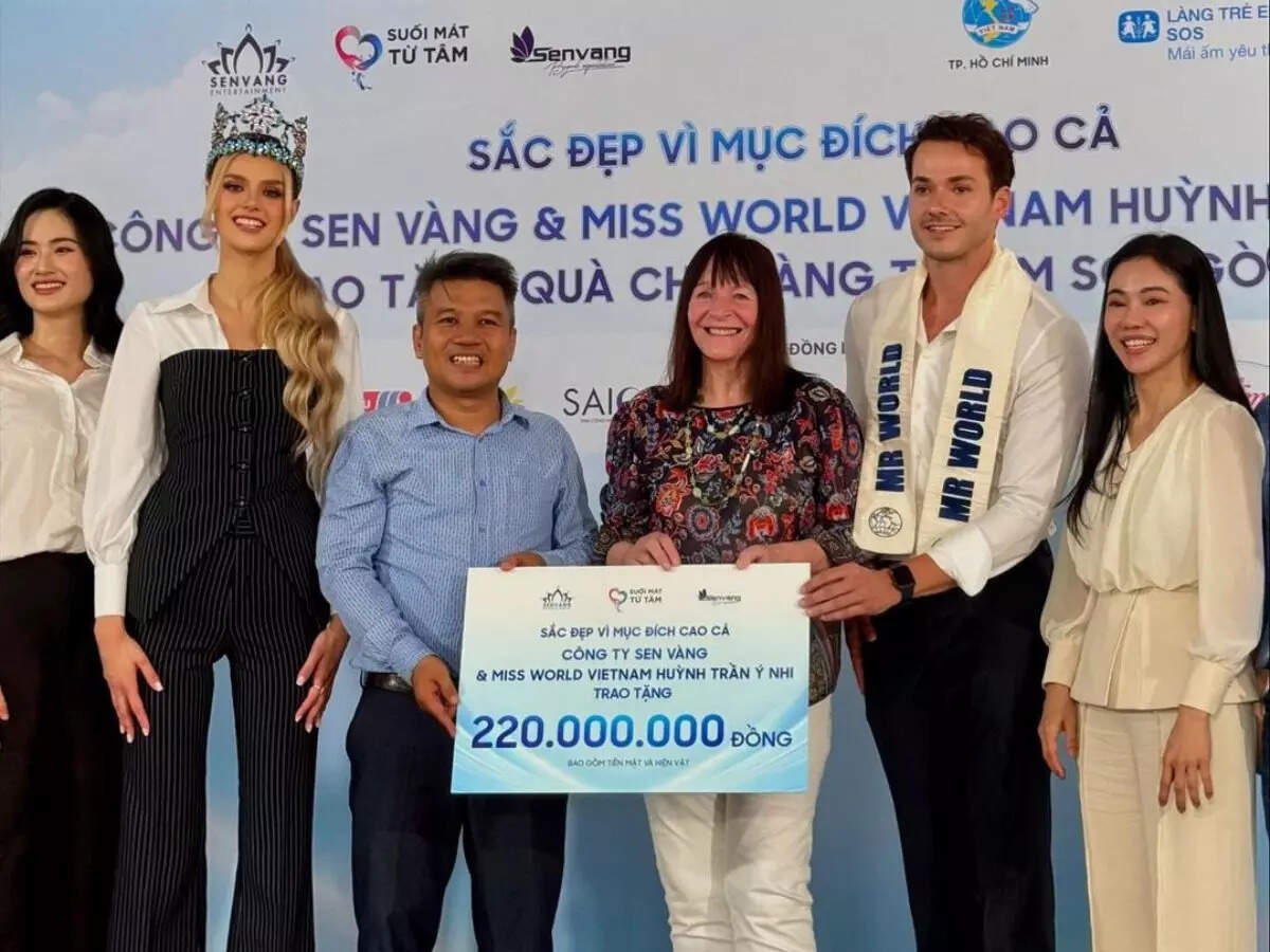 Miss World and Mr World spread joy and support at SOS Children's Village
