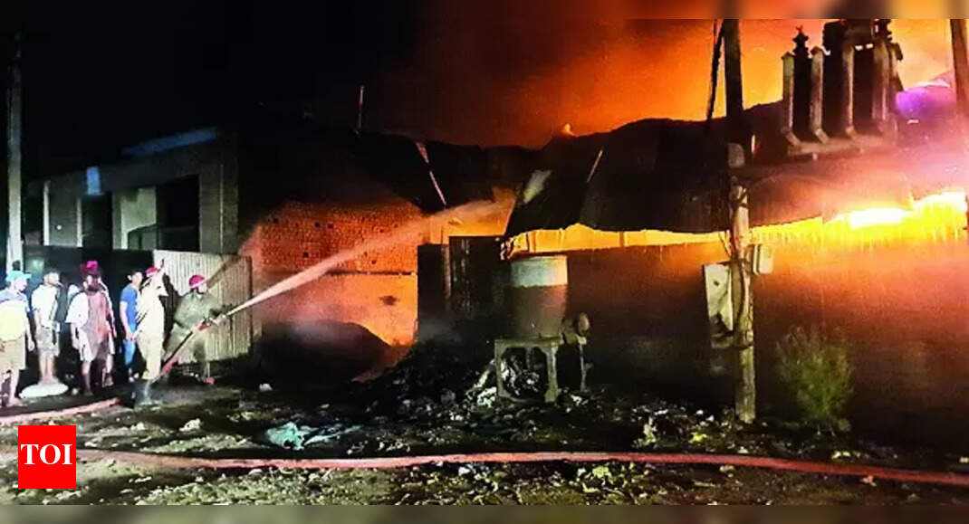 Plastic Factory Fire: Plastic factory fire in Ludhiana | Ludhiana News ...