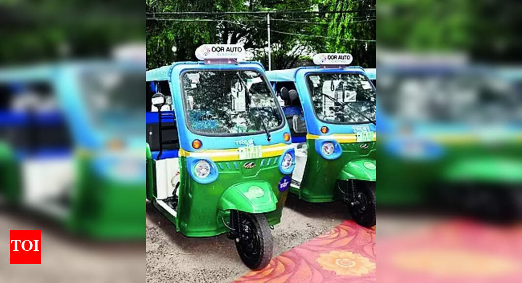 E-Auto Service: E-auto service launched in Trichy | Trichy News - Times ...