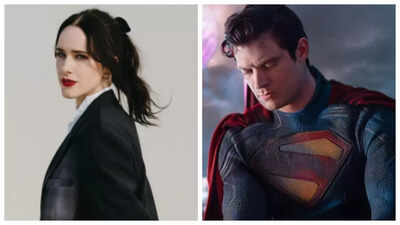 David Corenswet's full look as Superman revealed in LEAKED set photos; Rachel Brosnahan debuts ...