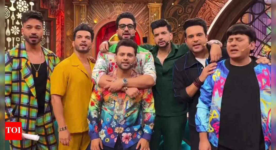 Laughter Chefs: Vicky Jain, Rahul Vaidya, Aly Goni and all the boys ...