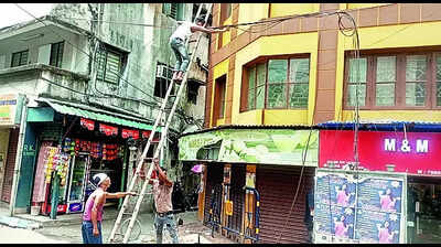 Cable Mess: Kolkata's Drive to Clear Cable Mess in South Kolkata ...