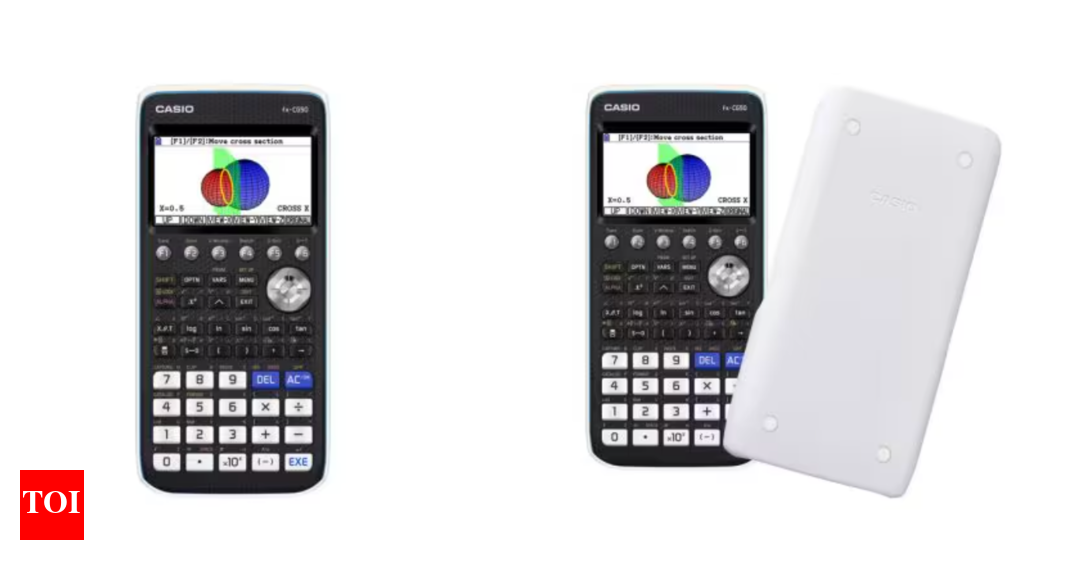 This new Casio graphing calculator comes with a display and games ...
