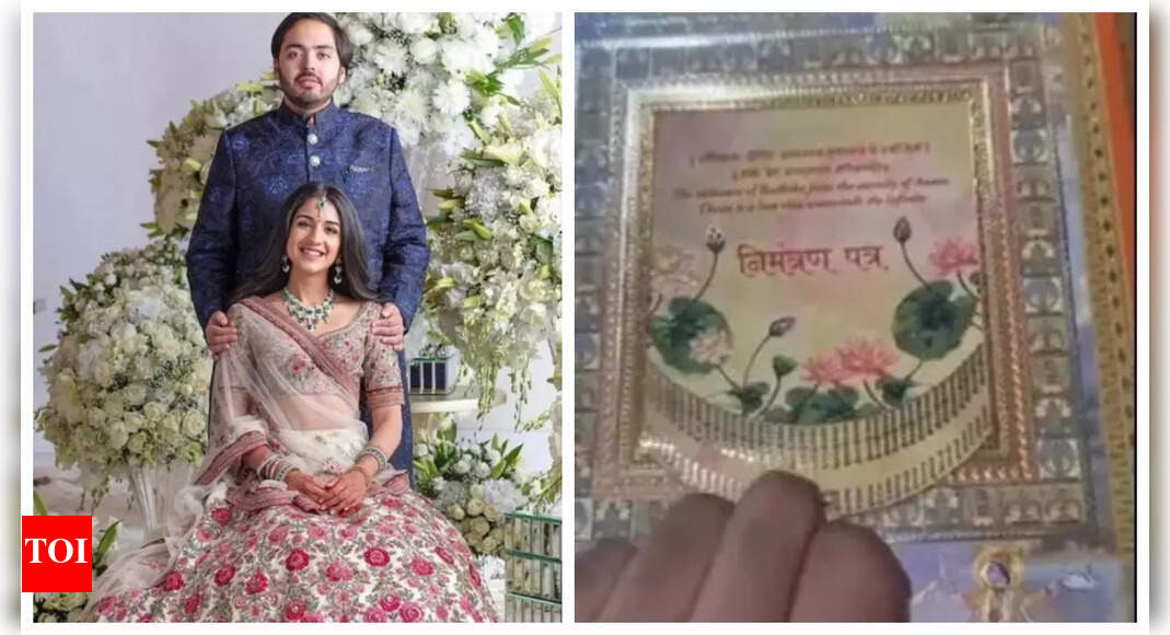 You just can't miss Anant Ambani-Radhika Merchant's exquisite silver ...